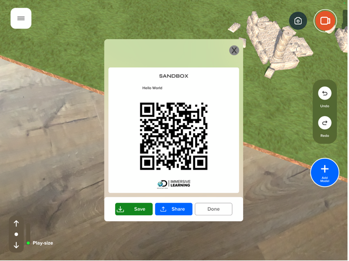 Using Sandbox AR - Augmented Reality – Discovery Education UK